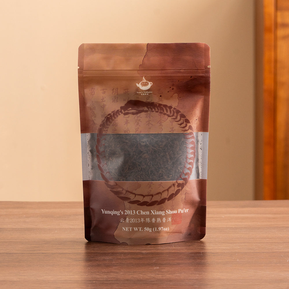 Yunqing's 2013 Chen Xiang Shou Pu'er – Jesse's Teahouse