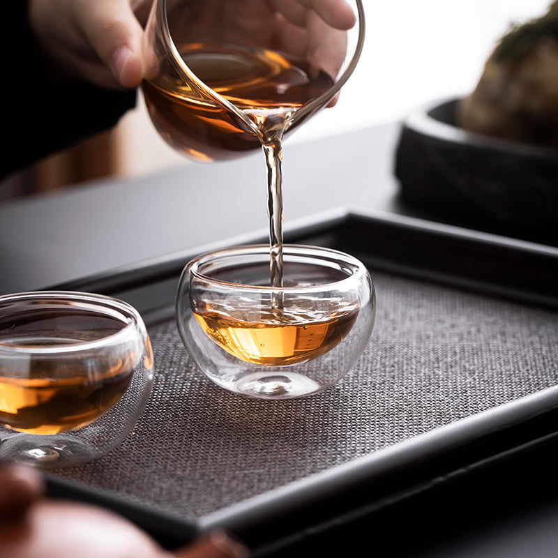 Double-Walled Glass Tea Cups – Jesse's Teahouse